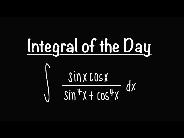 Free Video: Integral of the Day - Solving Integrals Two Ways from Math ...
