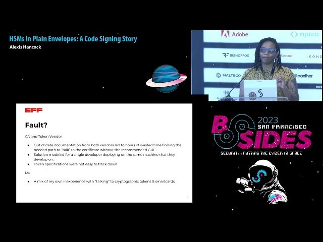 Security BSides Talk: HSMs in Plain Envelopes - A Code Signing Story from Security BSides San ...