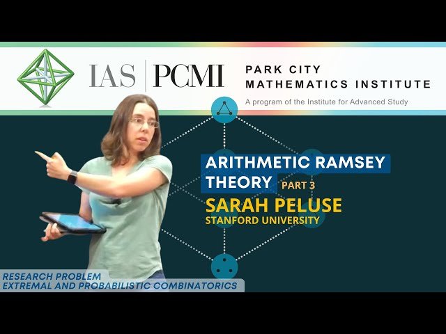 Free Video: Arithmetic Ramsey Theory - Part 3 from IAS | PCMI Park City ...
