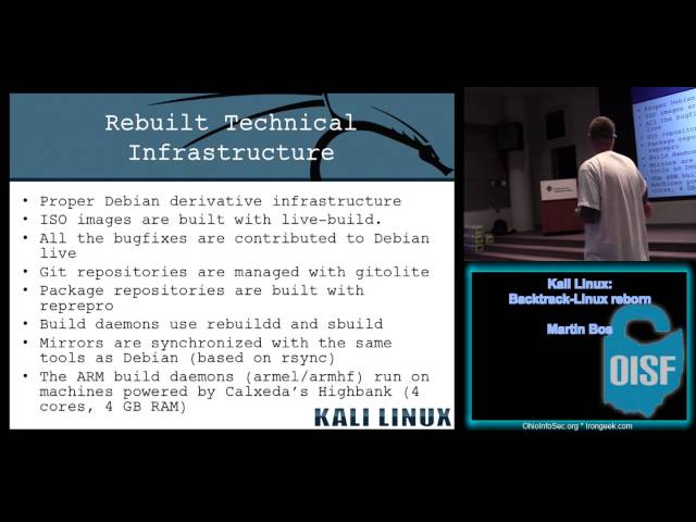 Free Video: Kali Linux: Backtrack Linux Reborn - OISF 2013 from YouTube | Class Central