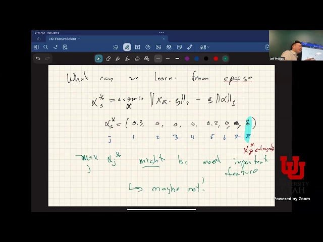 Free Video: Feature Selection - Linear Regression, Ridge Regression, and Lasso - L19 from UofU ...