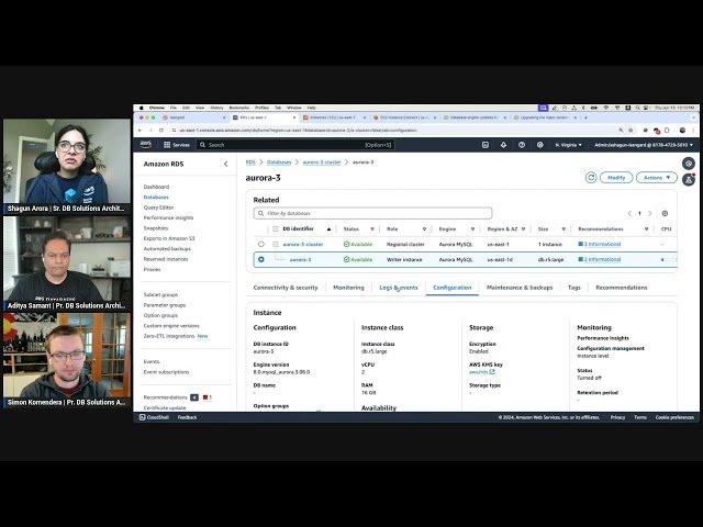Free Video: Best Practices for Upgrading to Amazon Aurora MySQL Version 3 from AWS Events ...