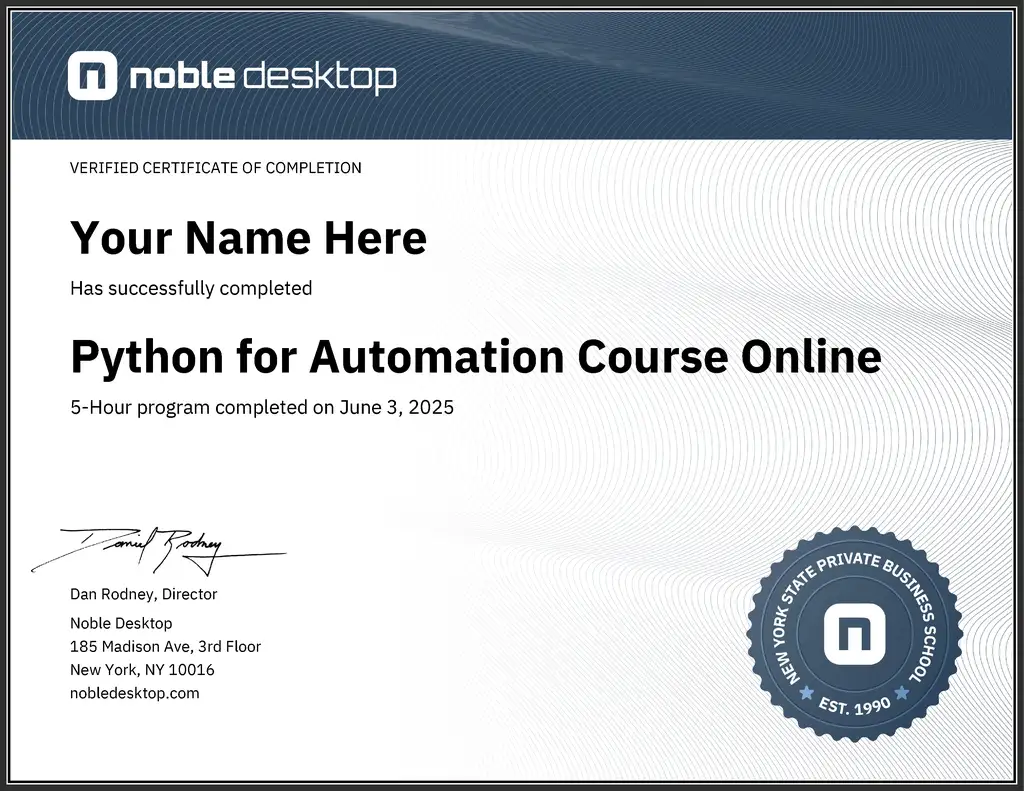 Online Course: Python for Automation from VDCI | Class Central
