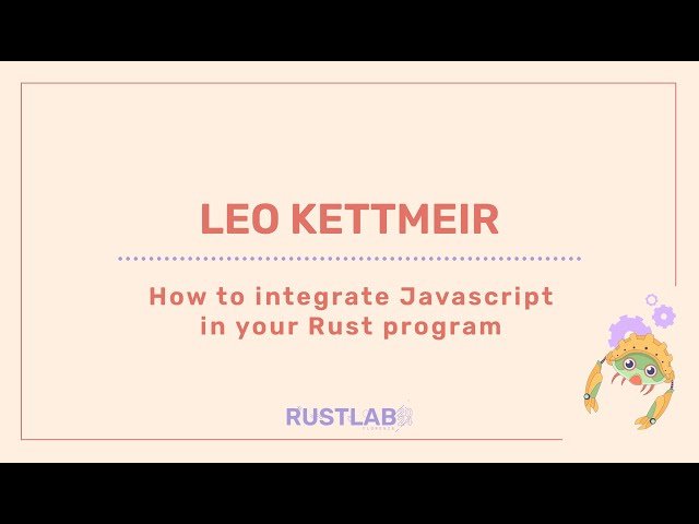 Free Video Building A Javascript Runtime With Rust Integration Guide