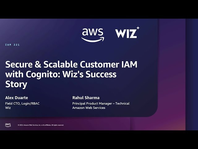 Free Video: Secure and Scalable Customer IAM with Cognito - Wiz's ...