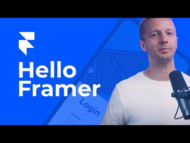 Free Video: The Framer Crash Course - Interactive Prototyping for Beginners from DesignCourse ...