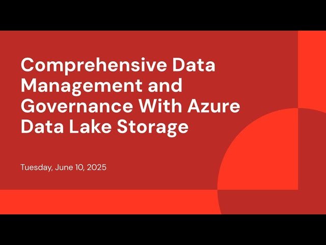 Free Video: Comprehensive Data Management and Governance With Azure ...