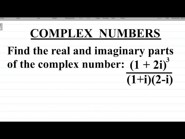 Free Video: Complex Numbers Example and Solution: Step-by-Step Guide to ...
