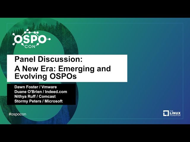 Free Video: A New Era - Emerging and Evolving Open Source Program Offices from Linux Foundation ...