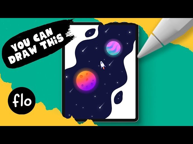 Free Video: Create Space Animation Using Procreate and Adobe Fresco ...