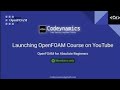 Free Video: OpenFOAM Absolute Beginners Course from Codeynamics | Class Central