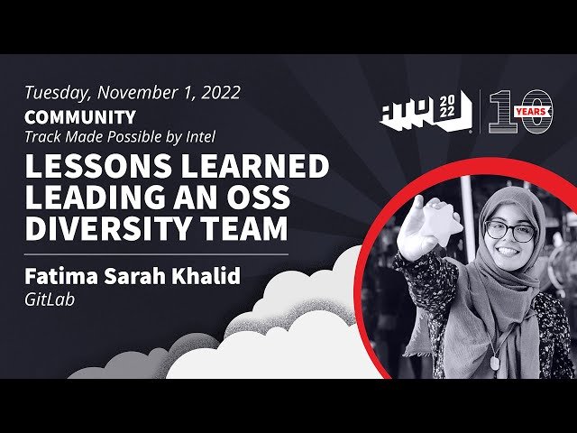 Free Video: Lessons Learned Leading an Open Source Software Diversity Team from All Things Open ...