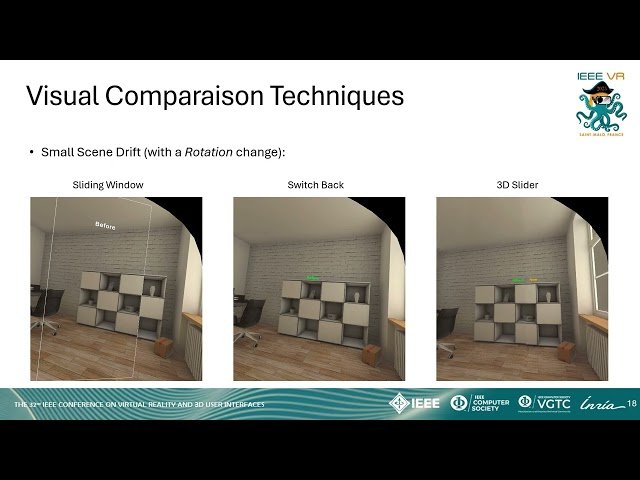 Free Video: Evaluating 3D Visual Comparison Techniques for Change Detection in Virtual Reality ...