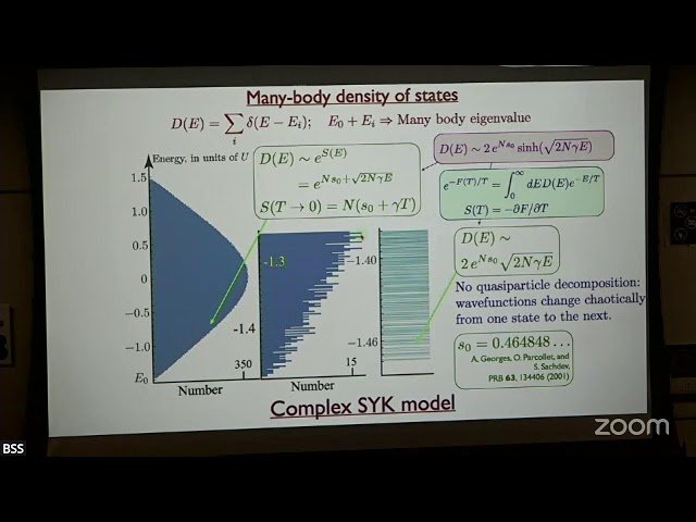 Free Video: SYK Models and Strange Metals - IV from BSS Physics School ...