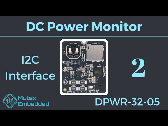 Free Video: DC Power Monitoring Module - I2C Interface - Part 2 from ...