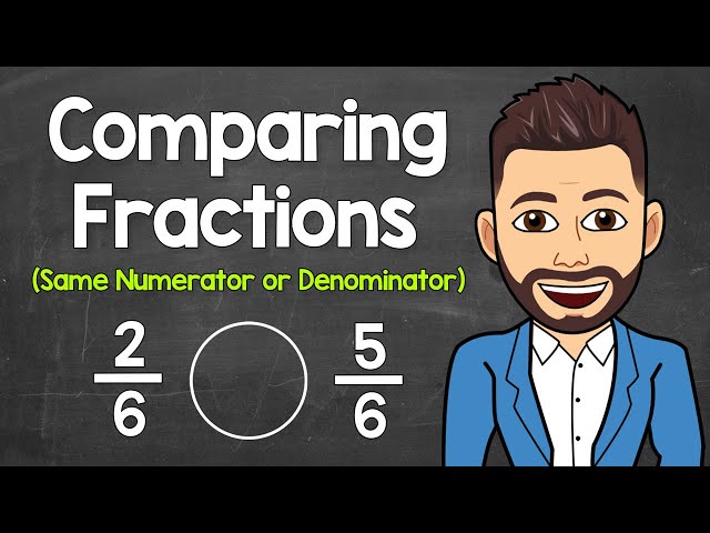Free Video: Comparing Fractions with the Same Numerator or the Same ...