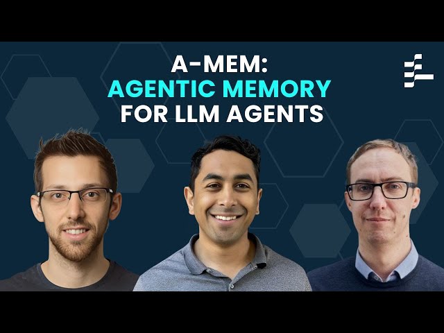 Free Video: A-MEM: Agentic Memory for LLM Agents - April Reading Group from MLOps.community ...