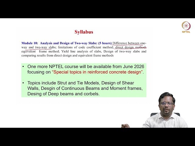 Free Video: Introduction - Advanced Reinforced Concrete Design from NPTEL-NOC IITM | Class Central