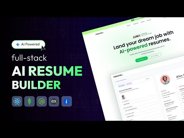 Free Video: Build and Deploy Full Stack AI Resume Builder App using ...