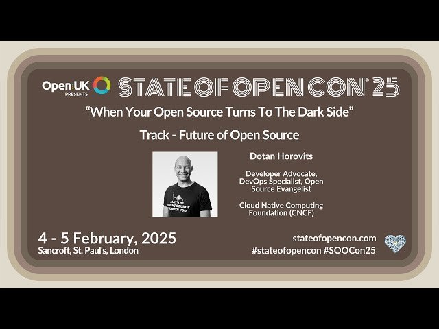Free Video: When Your Open Source Turns to the Dark Side from OpenUK | Class Central