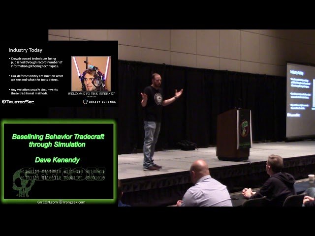 GrrCon Talk: Baselining Behavior Tradecraft through Simulations from YouTube | Class Central