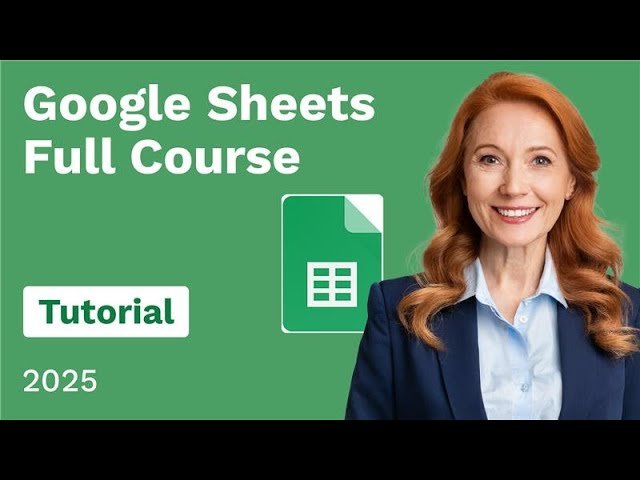 Free Video: Google Sheets Full Course Tutorial from Learnit Training | Class Central