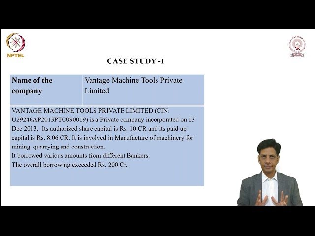 Free Video: Case Studies on Liquidation Process - Vantage Machine Tools Private Limited from ...