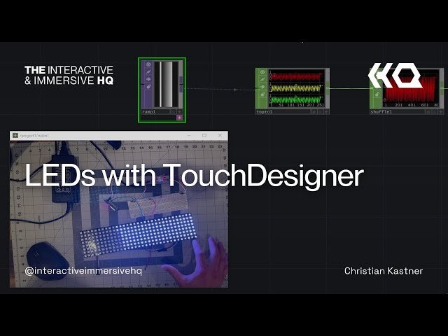 Free Video: LEDs with TouchDesigner - TouchDesigner Tutorial 208 from The Interactive ...