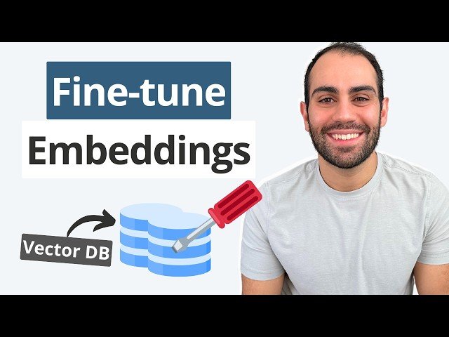 Free Video: Fine-Tuning Text Embeddings for Domain-specific Search with Python from Shaw Talebi ...