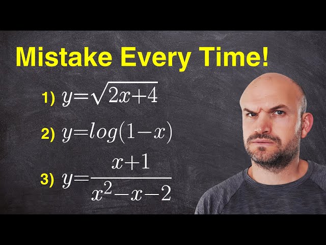 Free Video: 5 Domain and Range Problems Students Get Wrong from Brian ...