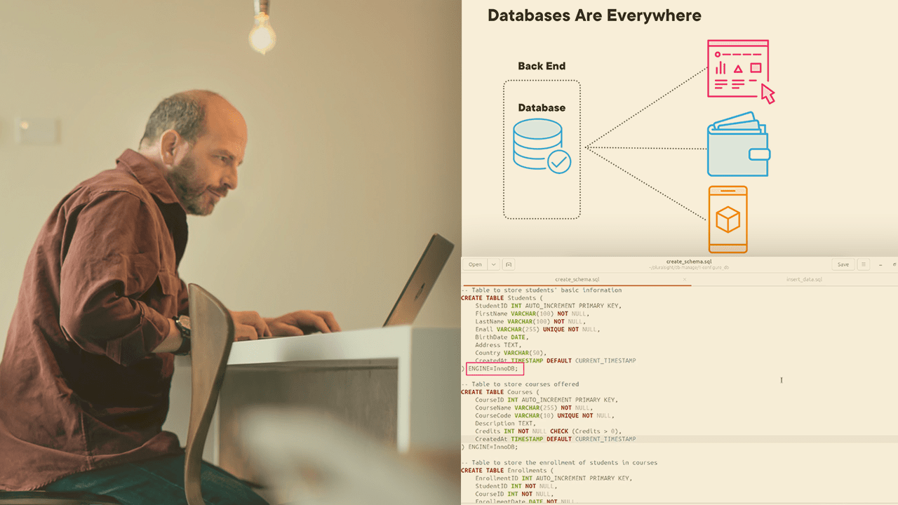 Online Course: Database Administration: Creating and Managing Databases from Pluralsight | Class ...