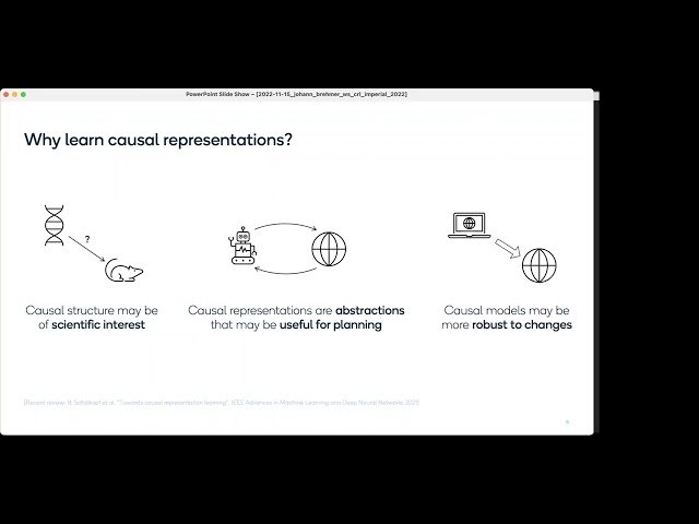 Free Video: Causal Representation Learning - Data Learning Seminar from ...