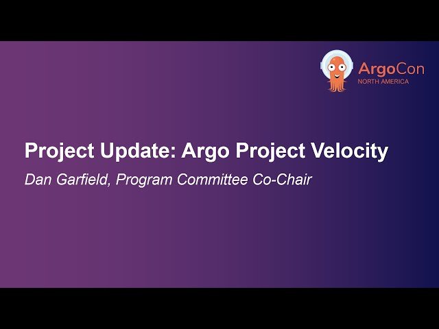 Free Video: Argo Project Velocity - Project Update from CNCF [Cloud ...