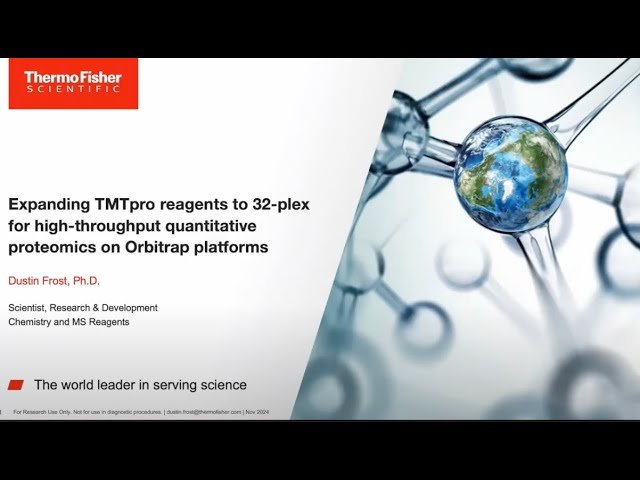 Free Video: Quantitative Proteomics - Expanding TMTpro Reagents for ...