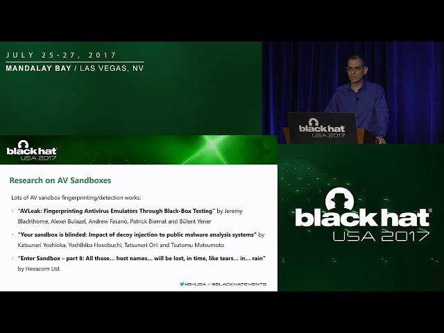 Black Hat Talk: The Adventures of AV and the Leaky Sandbox from Black ...