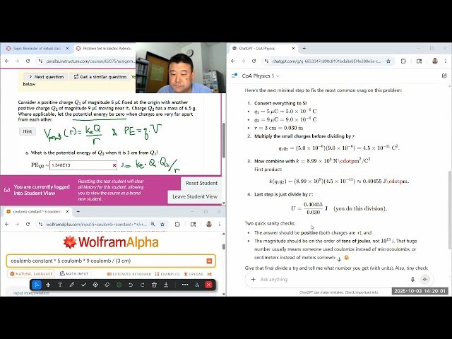 Free Video: Physics 4B - Electric Potential and Capacitors - Problem Set 6 from CoA Physics ...