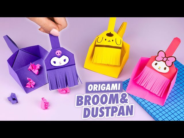 Free Video: Оригами Метла и Совок из Бумаги - Куроми и Май Мелоди from ...