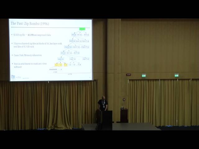 Conference Talks Talk: Compression Bombs Strike Back from OWASP Foundation | Class Central