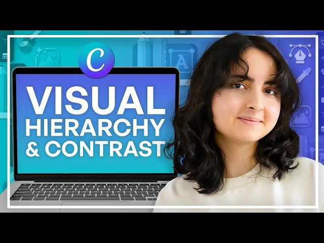 Free Video: Visual Hierarchy and Contrast in Canva Tutorial - Learn ...