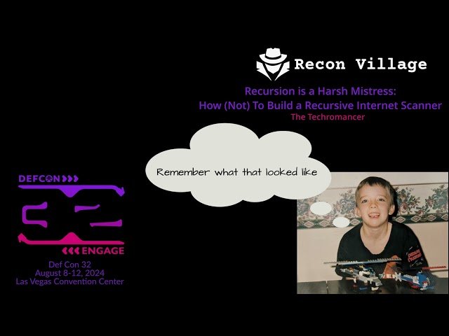 Free Video: Recursion is a Harsh Mistress: How (Not) To Build a Recursive Internet Scanner from ...