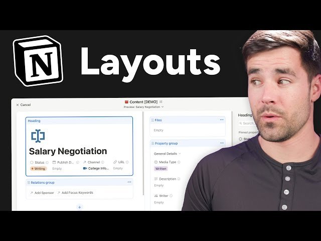 Free Video: Complete Guide to Notion's New Layouts Feature from Thomas ...