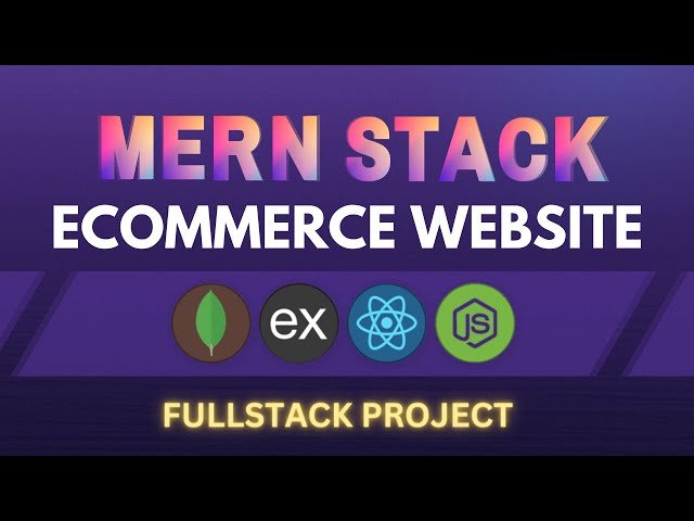 Free Video: MERN Stack E-commerce Application with Authentication and React from PedroTech ...