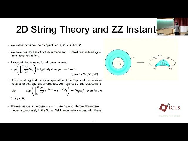 Free Video: D-Instanton Gas in Compactified c=1 String from International Centre for Theoretical ...