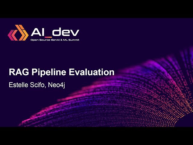 Free Video: RAG Pipeline Evaluation - Automated Assessment Tools and Frameworks from Linux ...