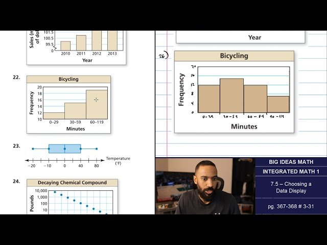 Free Video: Choosing Data Displays for Statistical Analysis - Lecture ...