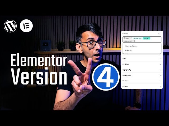 Free Video: Elementor V4 - Big Changes and New Features from Web Squadron | Class Central
