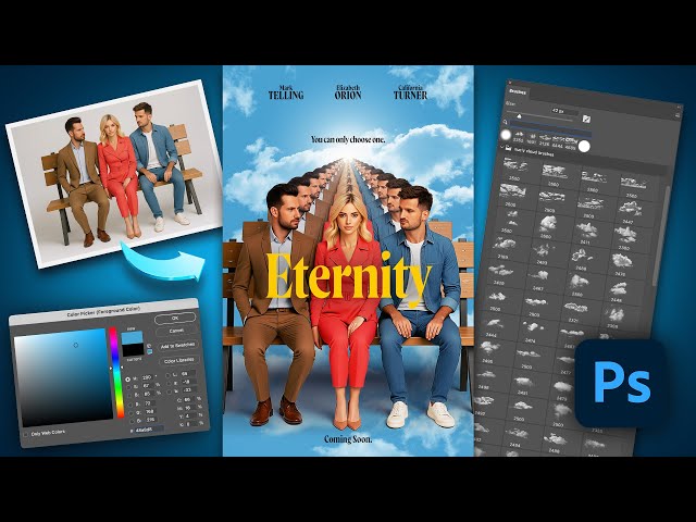 Free Video: Step and Repeat Effect in Photoshop - Eternity Poster ...