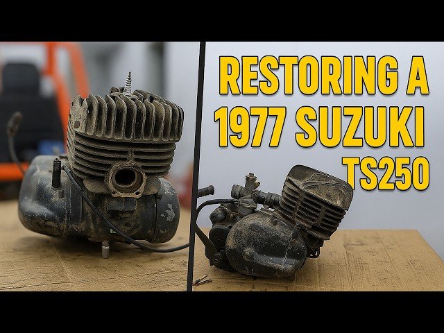 Free Video: Restoring a 1977 Suzuki TS250 Engine to Life - Full Engine ...