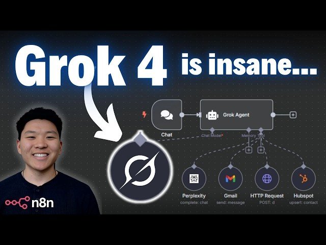 Free Video: Build Anything With Grok 4 and n8n AI Agents from Nate Herk ...