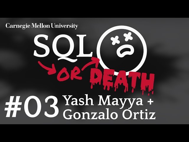 Free Video Apache Pinot Query Optimizer From Cmu Database Group Class Central